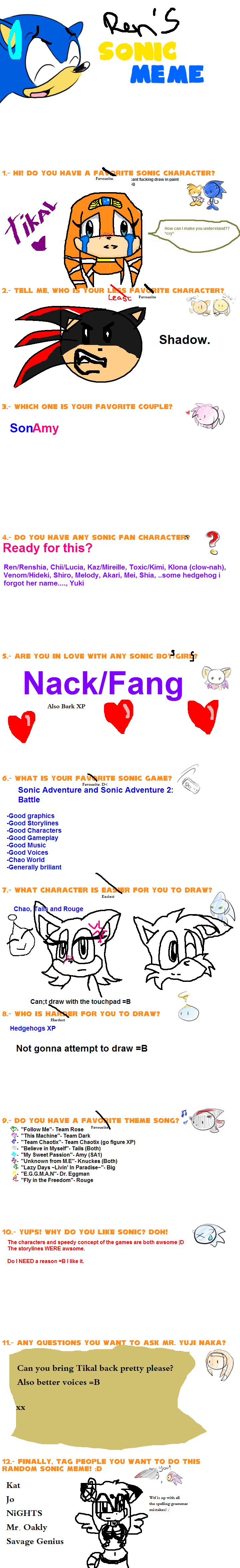 Sonic Meme by Chibi-Gazimon on DeviantArt