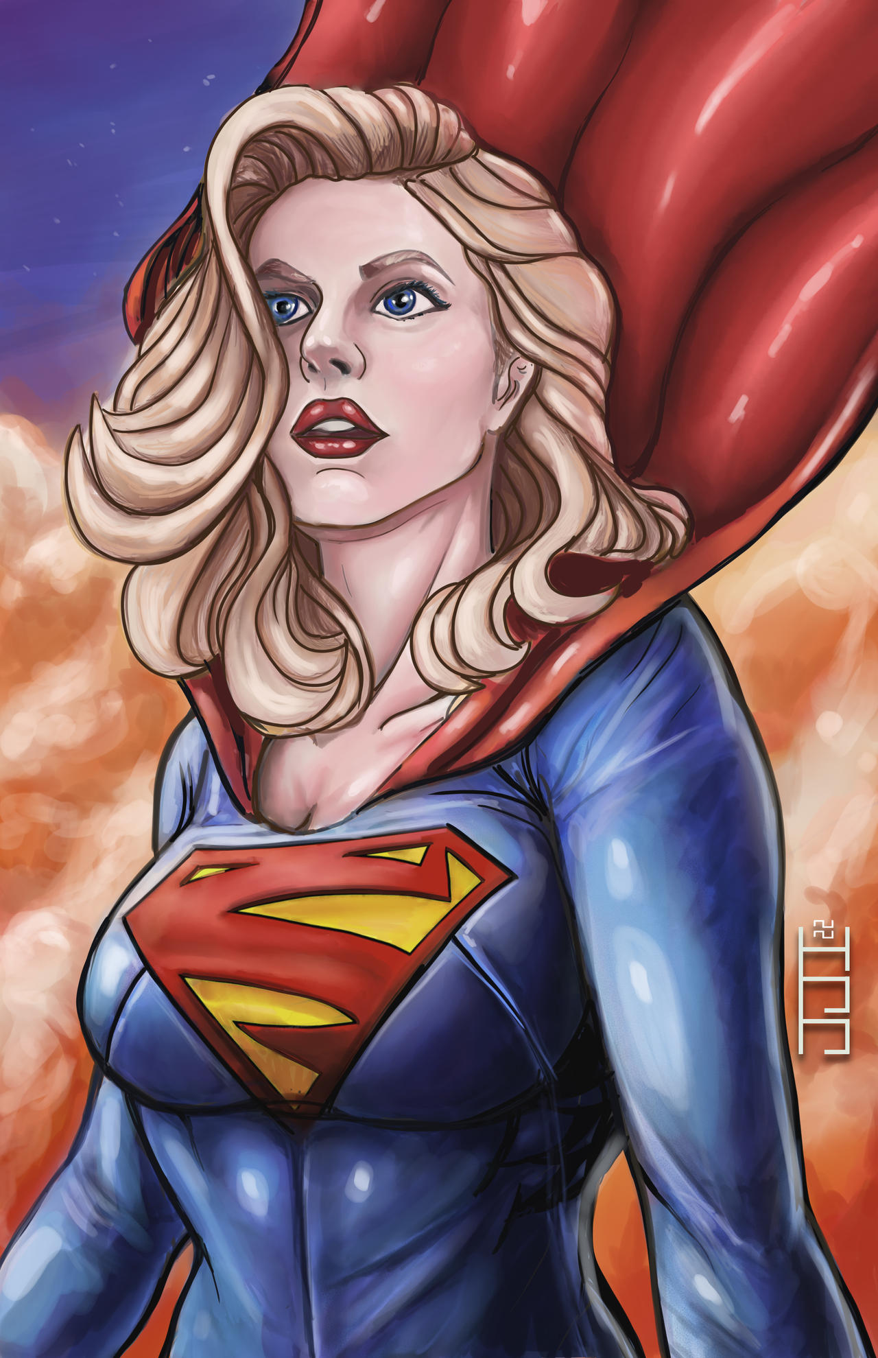 Supergirl Portrait By Fonavi On Deviantart