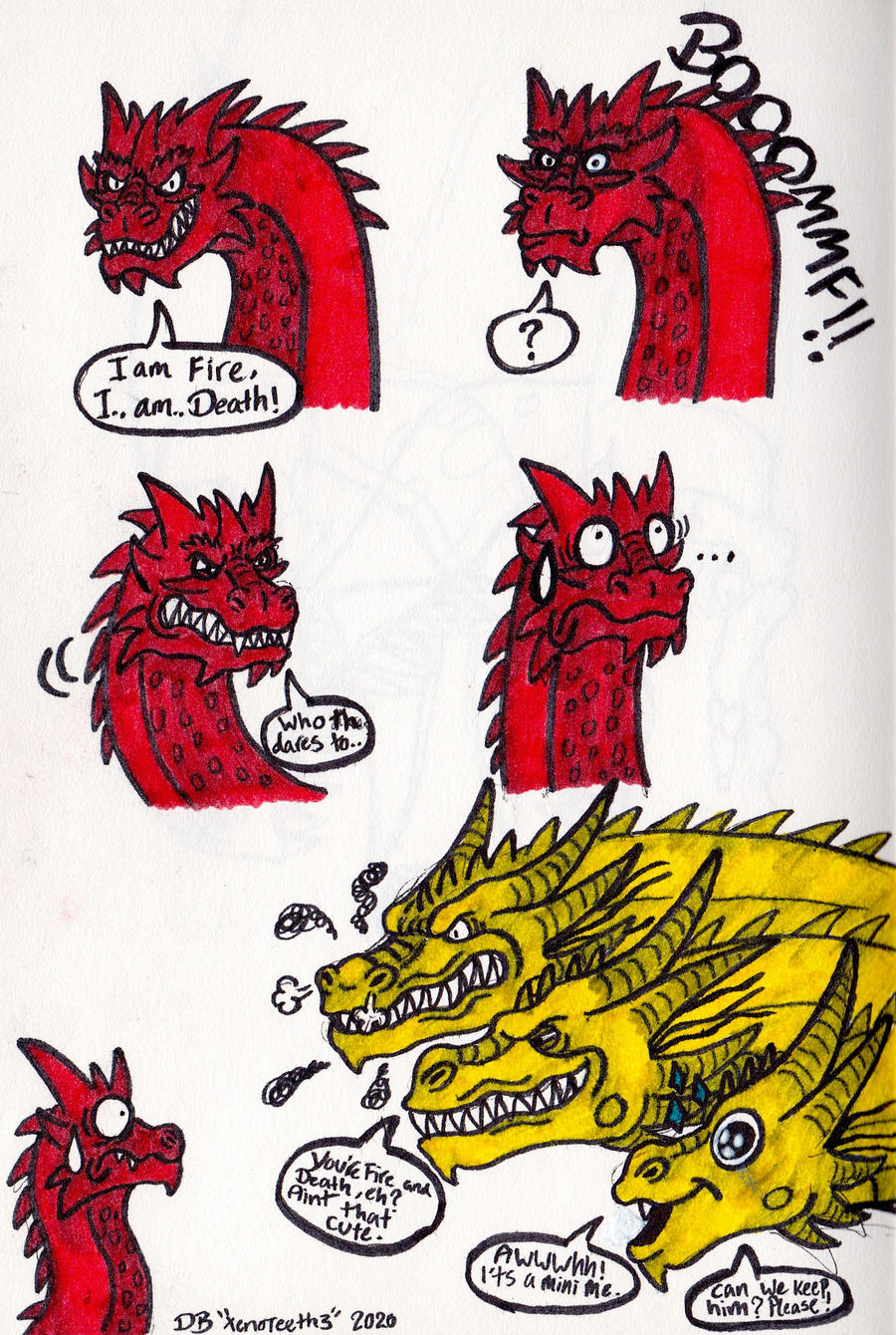 Smaug Meets King Ghidorah By Xenoteeth3 On Deviantart