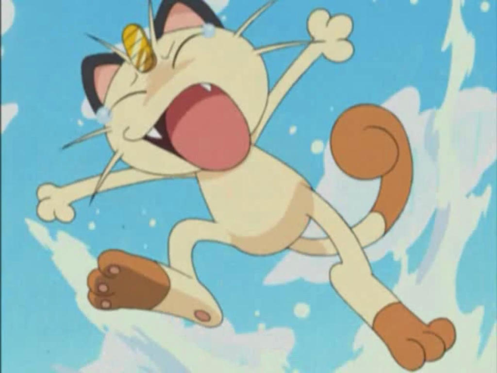 Pokemon Chronicles E21 2003 Meowth Blasts Off By Tcontreras32 On