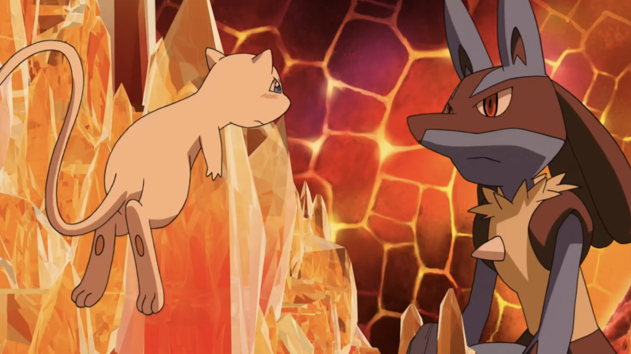 Lucario And Mew 2005 Lucario And Mew By Tcontreras32 On Deviantart