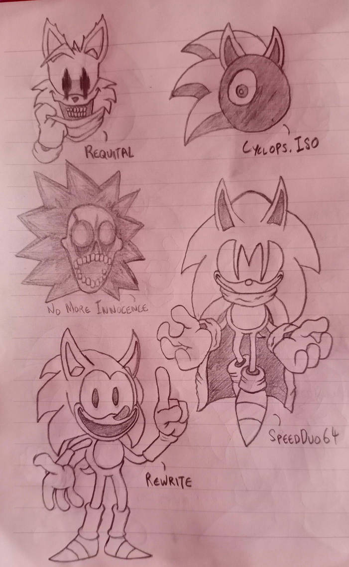 Sonic.EXE Traditional Doodles 02 by AidilXander on DeviantArt Sonic.EXE Traditional Doodles 02 by AidilXander on DeviantArt