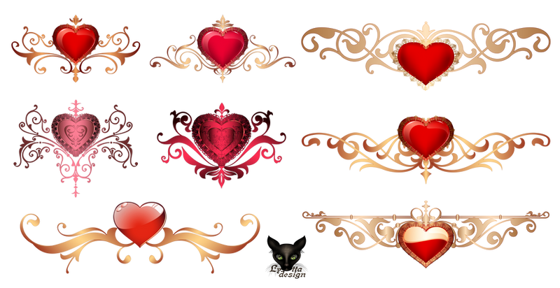 Ornamental borders with hearts by lyotta by Lyotta on DeviantArt Ornamental borders with hearts by lyotta by Lyotta on DeviantArt