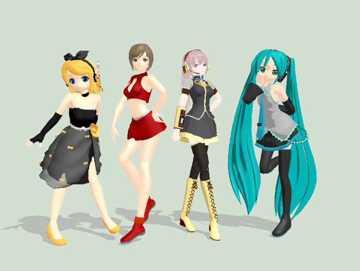 Mmd Vocaloid Poses By Yellowdesucake On Deviantart