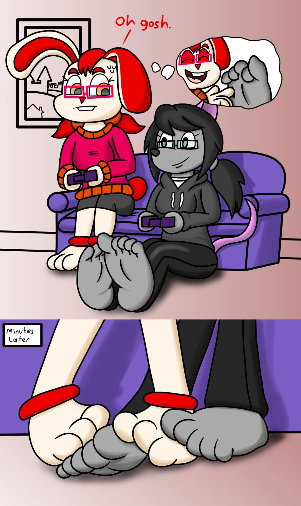 Footsies And Games By Mepwep On Deviantart