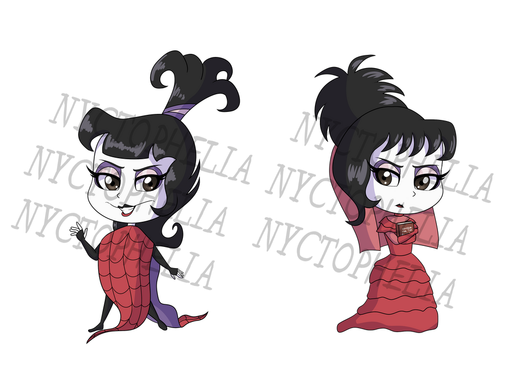 Lydia Deetz Chibis By Nyctophelia On Deviantart