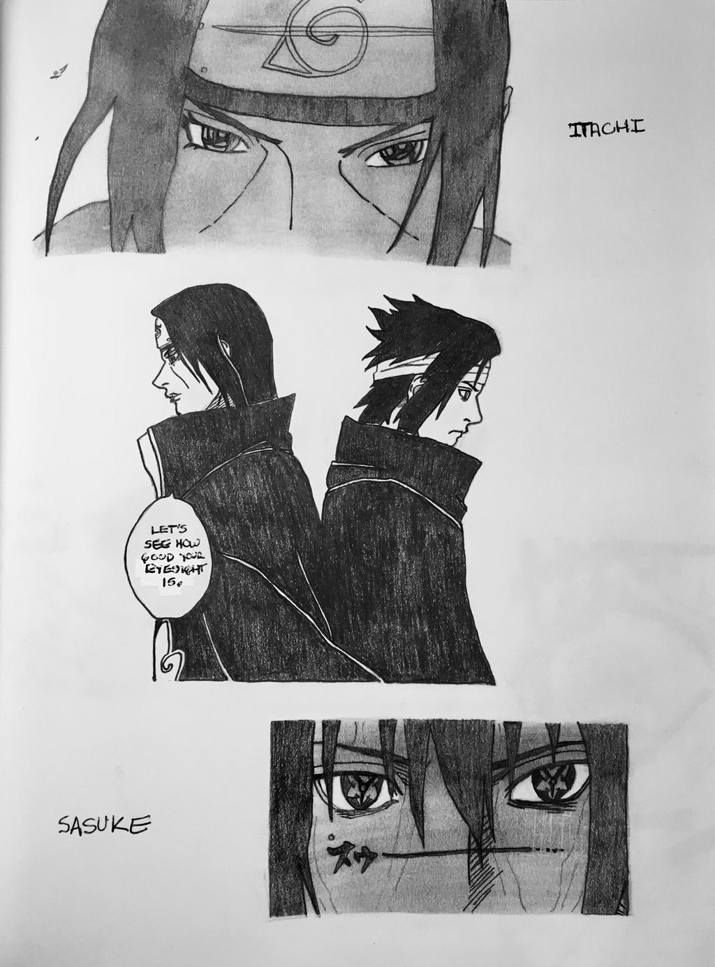 Itachi And Sasuke By Drawing4k On Deviantart