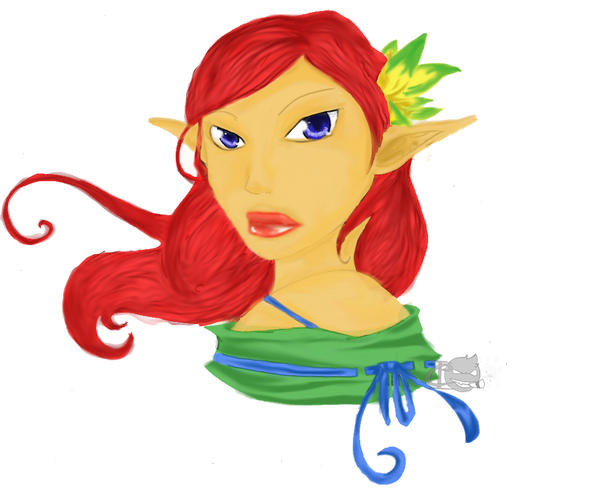 Requested Redhead Elf Girl By Crypticink On Deviantart