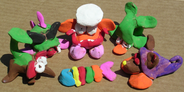 All clay together by battybuddy on DeviantArt