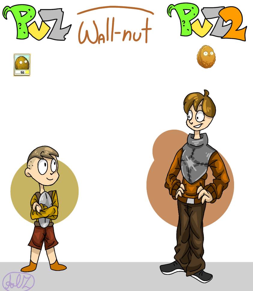 Wall-nut pvz vs pvs2 by Alona103Z on DeviantArt Wall-nut pvz vs pvs2 by Alona103Z on DeviantArt