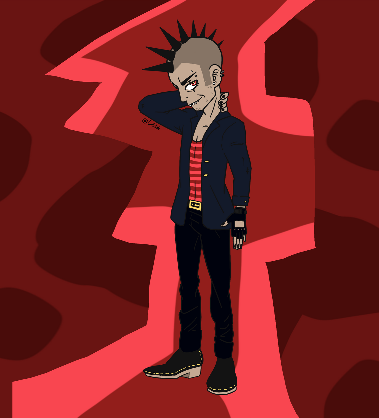 Human Blitzo Concept By Miraculouslollipop On Deviantart