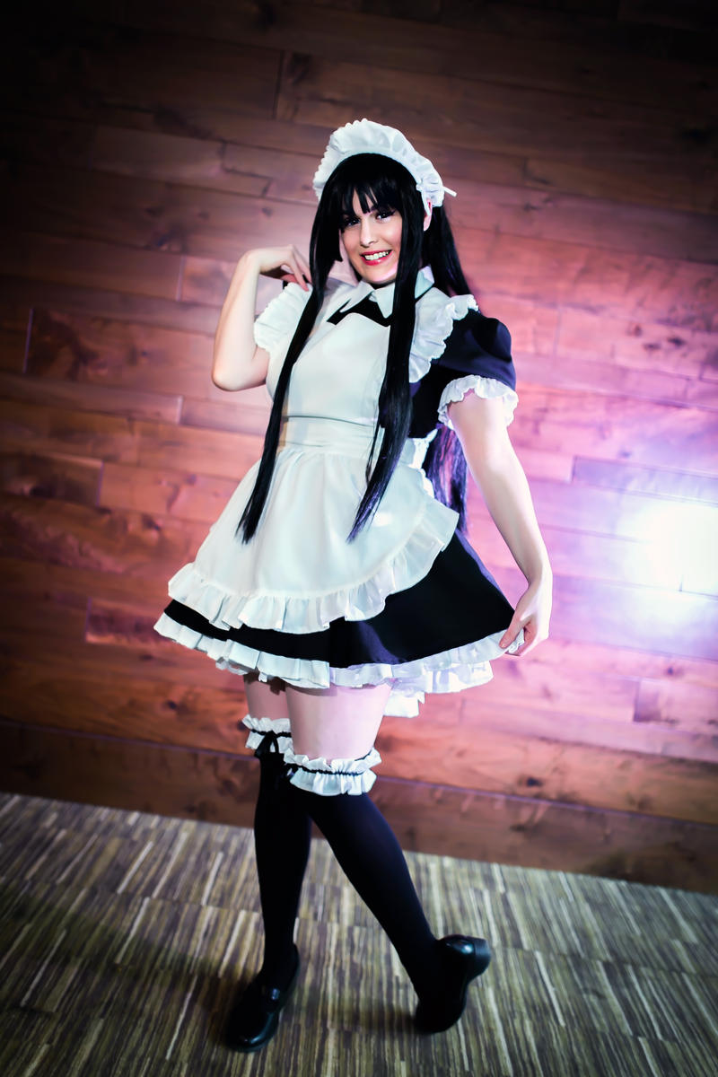 Mio Akiyama Cosplay Maid Outfit By Worstwaifu On Deviantart