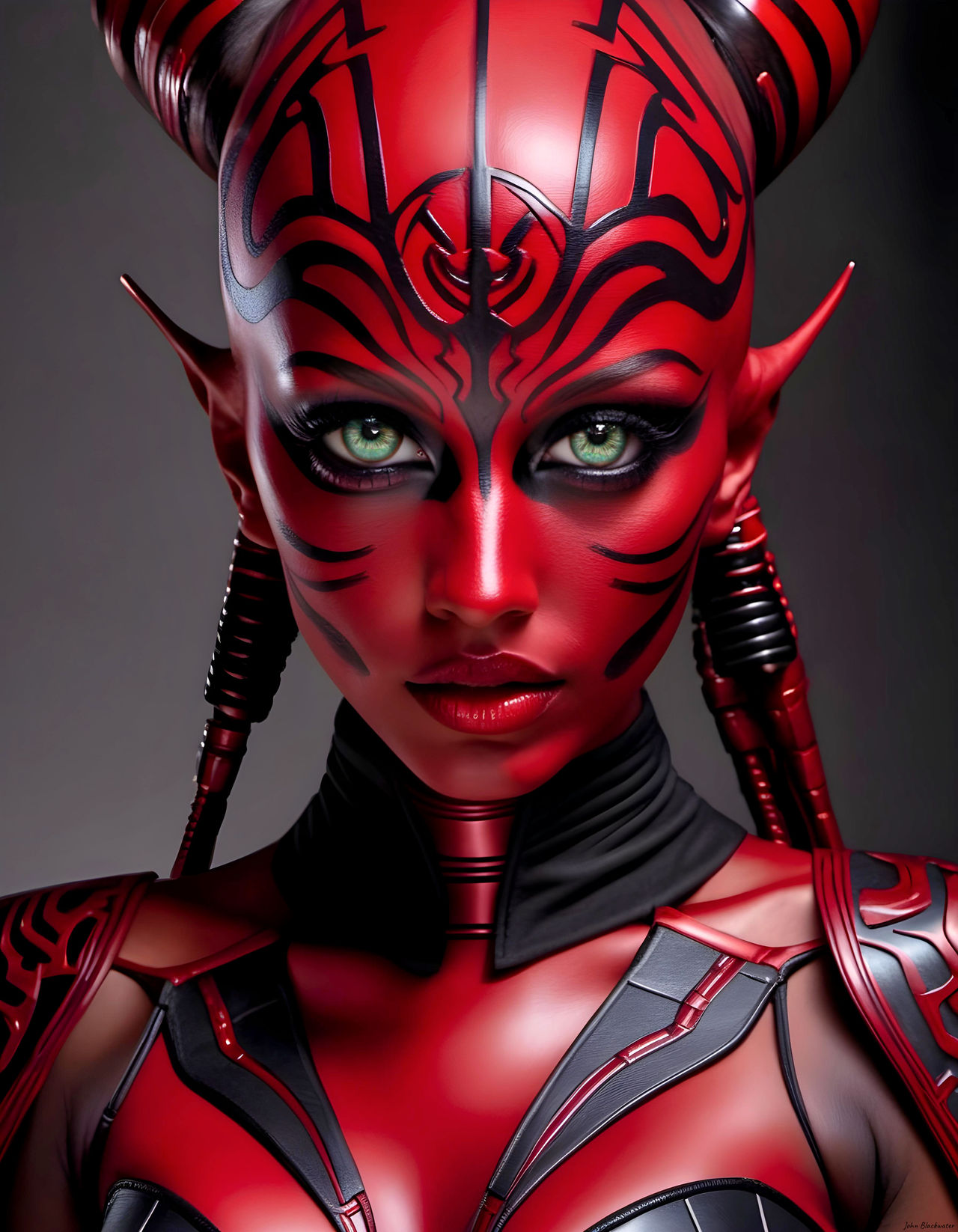 Darth Talon Closeup Portrait By Johnblackwater On Deviantart