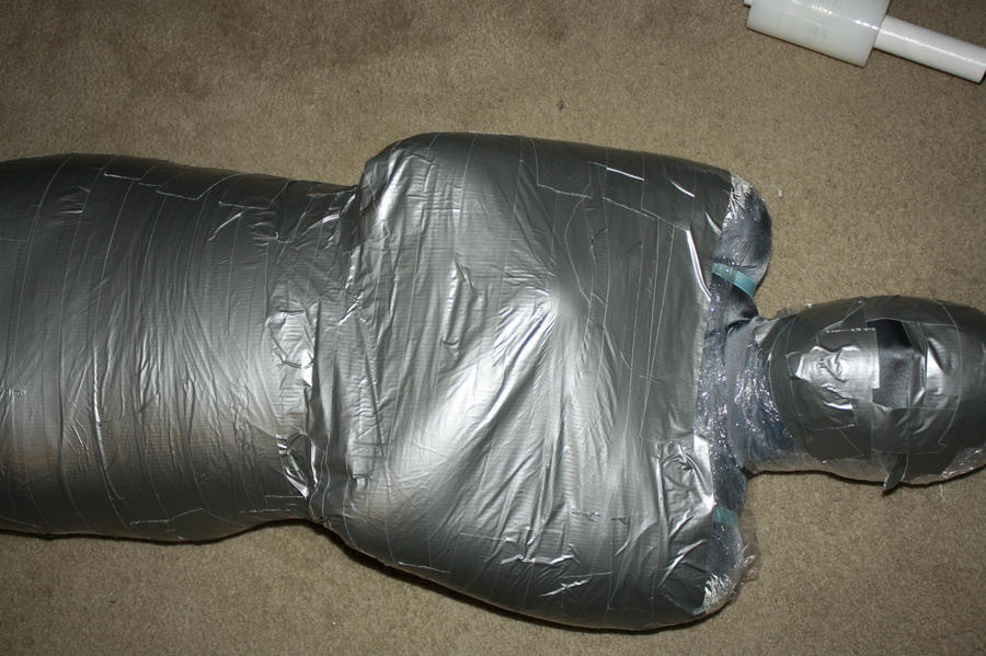 Mummified In Duck Tape By Cazpoke On Deviantart
