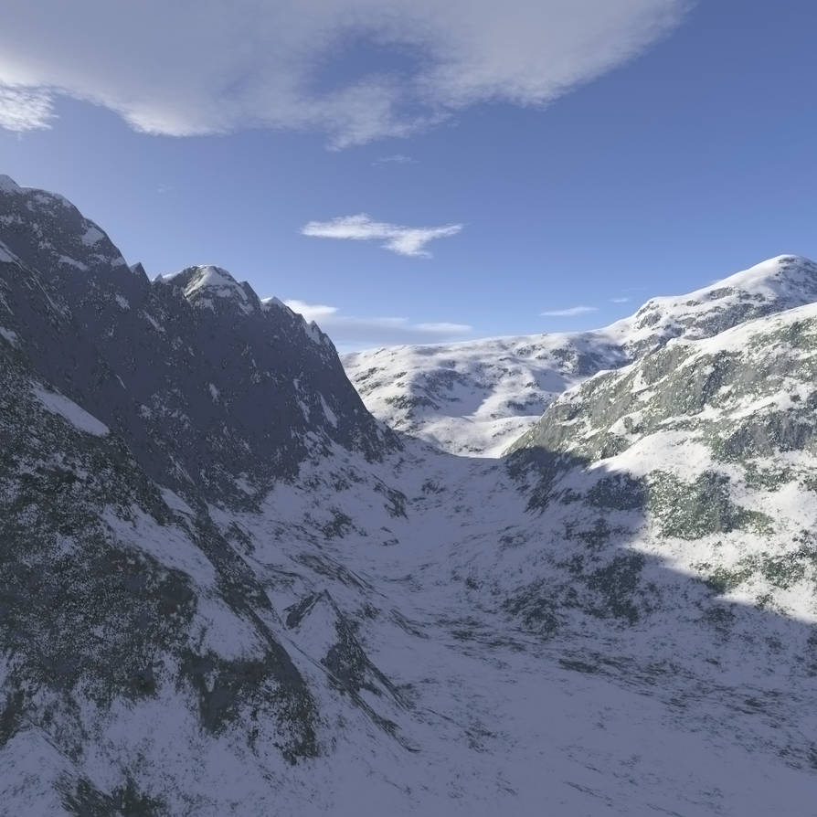 Snowy Vally by lordofwhee on DeviantArt