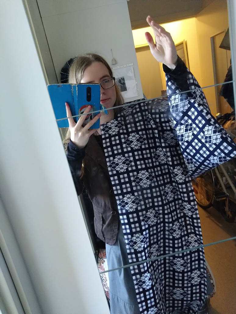 Yukata Kinda Sewing Thing Process 2 By Thestarlightprincess On Deviantart