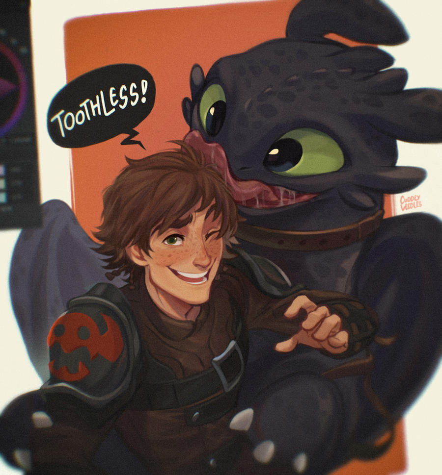Hiccup W Toothless Httyd By Cuddlyveedles On Deviantart