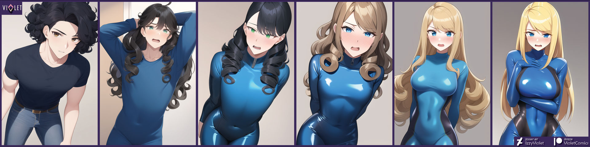 Fantasy Cosplay Zero Suit Tg Transformation By Izzyviolet On Deviantart