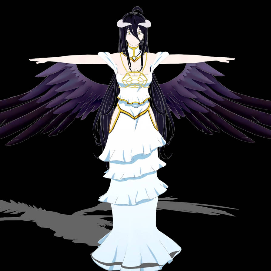Albedo 1 Mmd Pmx By Bak09 On Deviantart