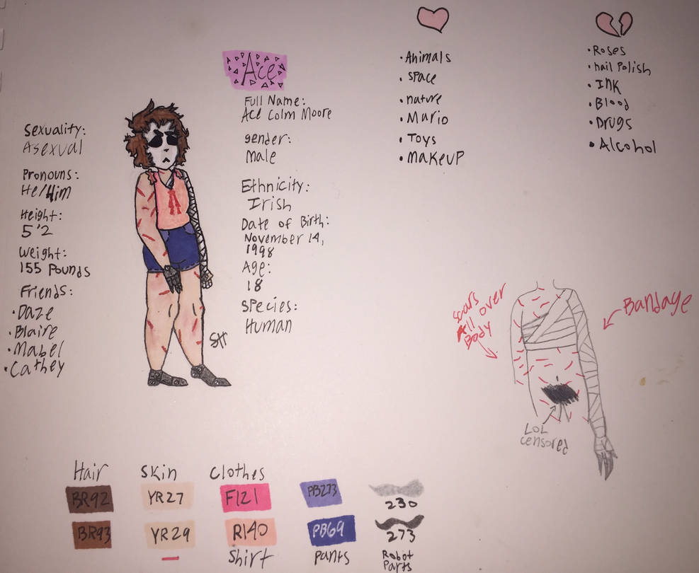 Ace Reference Sheet By Drawingbunnies On Deviantart