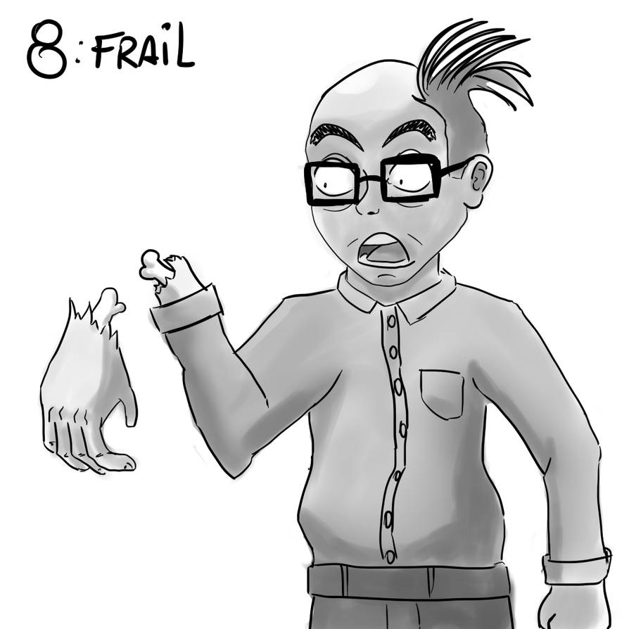 Inktober 08 Frail By Thecukinator On Deviantart