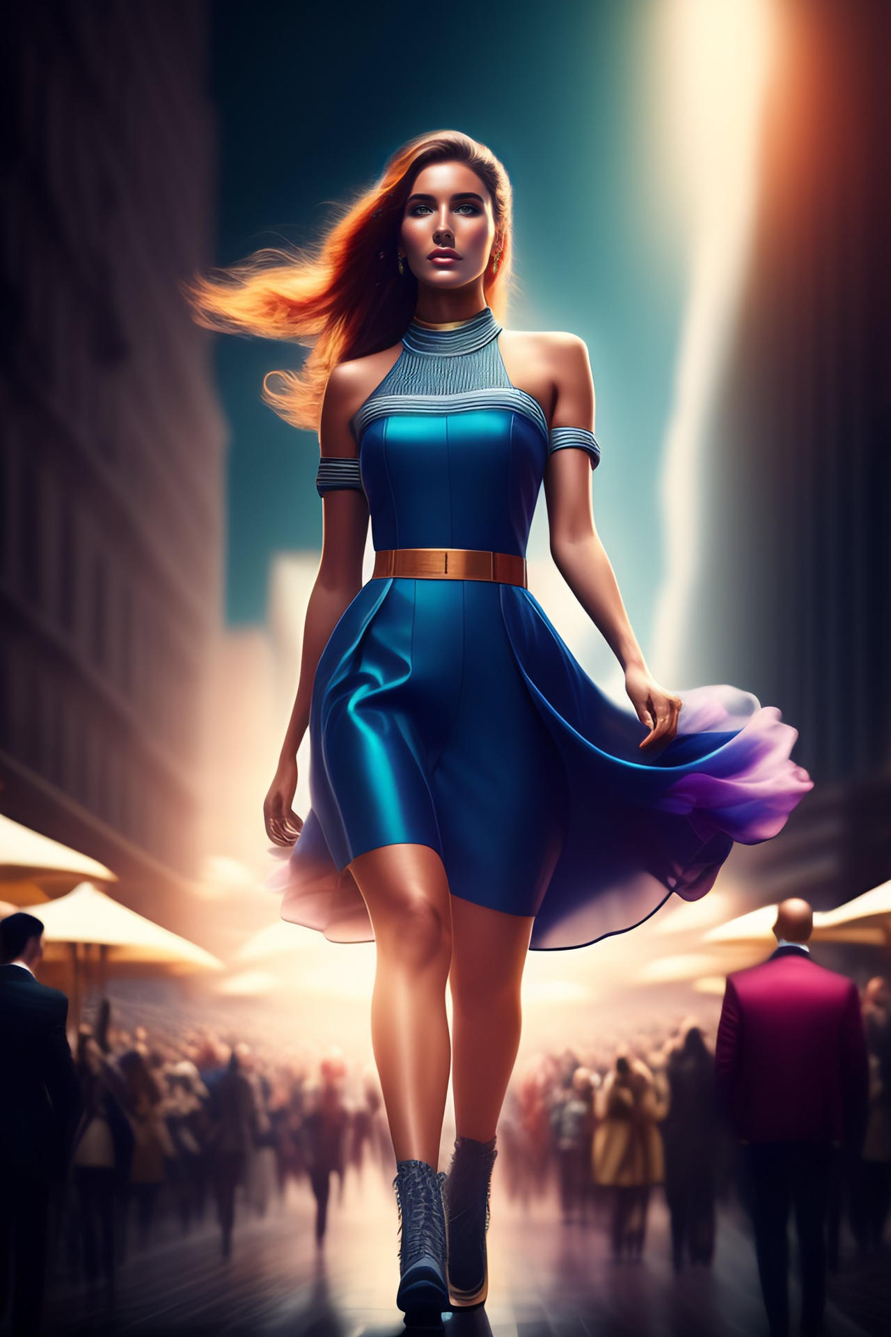 Strong Giantess Mom Walking The Street By Ailayla On Deviantart