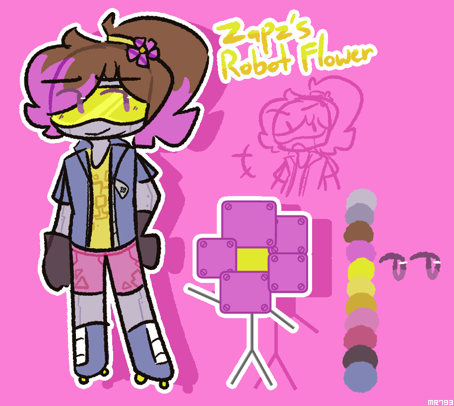 Zapzs Robot Flower Bfb Humanization By Mr793 Nr On Deviantart