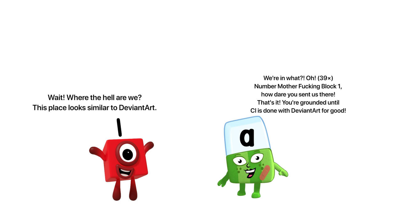 Numberblock 1 Gets Grounded But Its A Fanart By Bryanthe101dsfan On