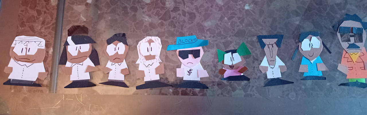 Block 13 Paper Characters By Bremoll392 On Deviantart