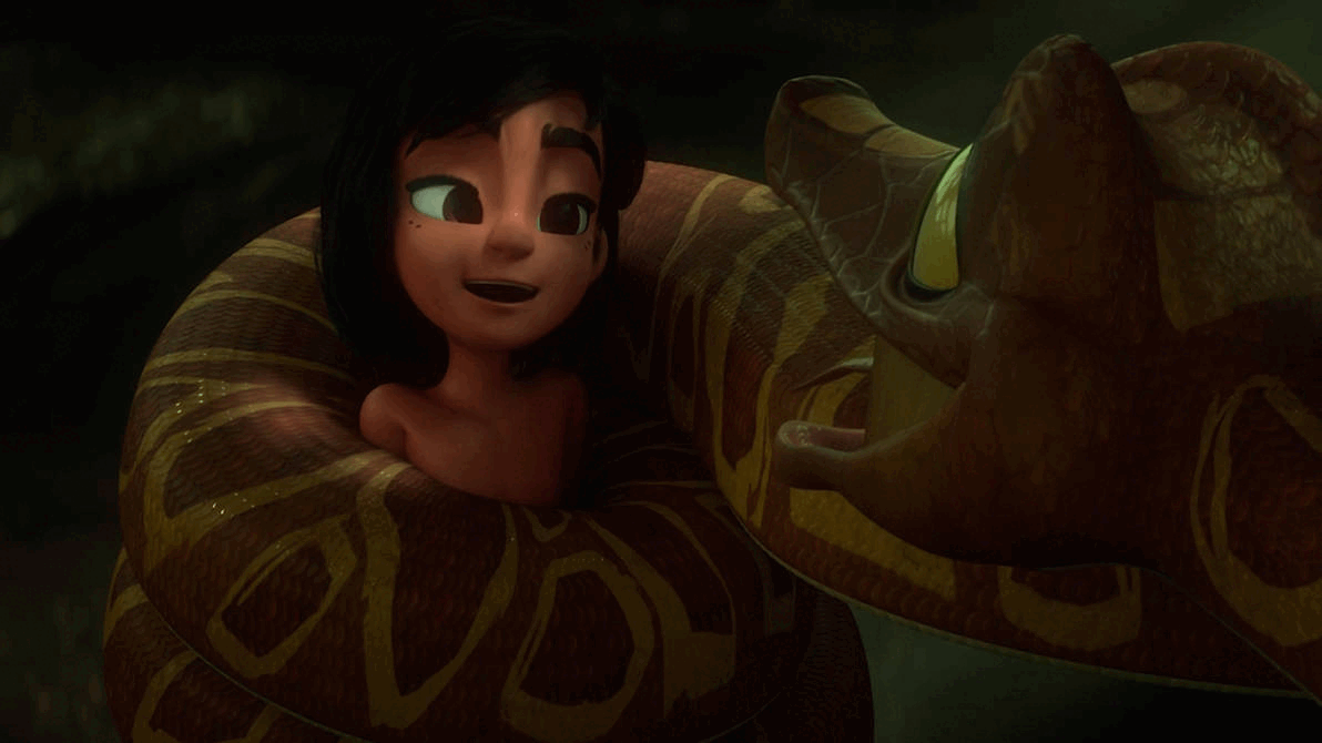 4d Mowgli And Kaa 2 By Cylas8337 On Deviantart