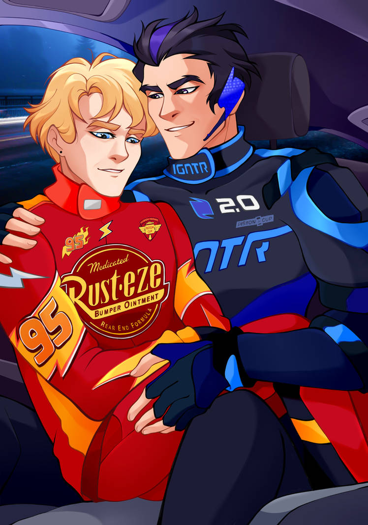 Night Racing Jackson Storm X Lightning Mcqueen By Rabies Lyssavirus On Deviantart