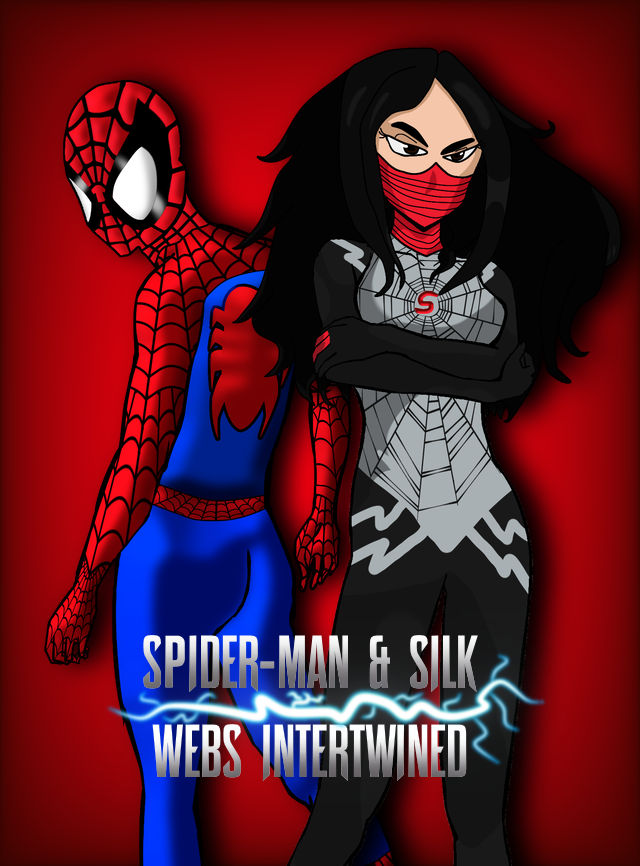 Spider Man And Silk Webs Intertwined Coverart By Jetxpegasus On