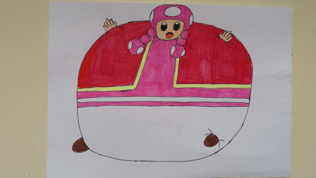 More Inflated Toadette By 95darts On Deviantart