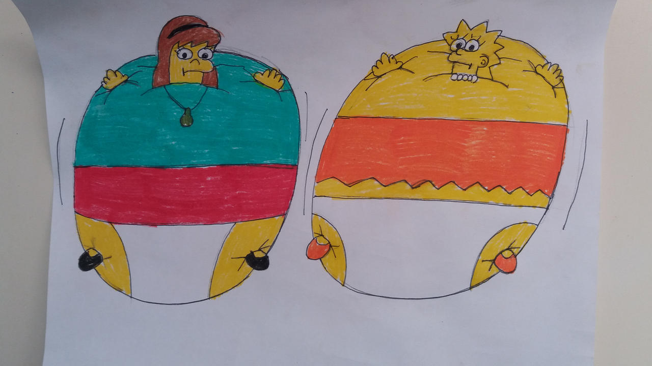 Lisa Simpson And Allison Taylor Inflating Part 3 By 95darts On Deviantart