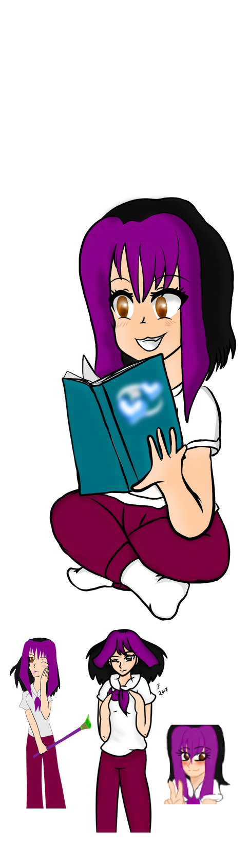 Tibby Reading By Tibby San On Deviantart