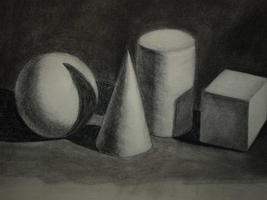 Four Basic Shapes In Value By Sarienne On Deviantart