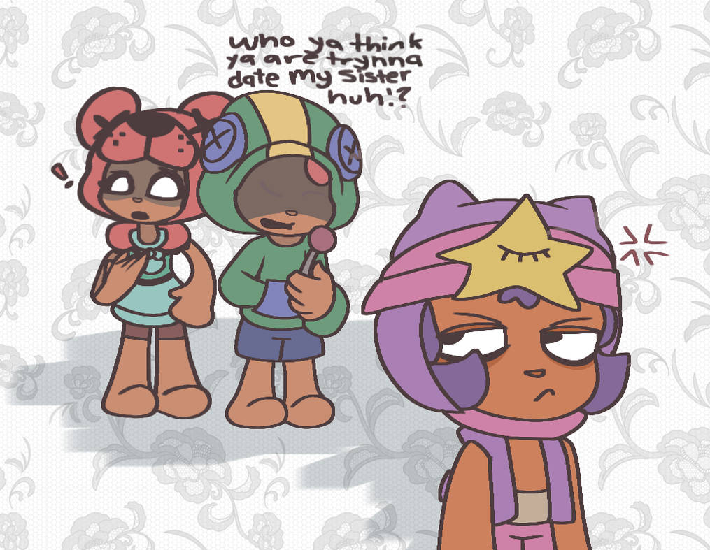 Sandy Nita And Leon Brawl Stars By Hrr Artss On Deviantart