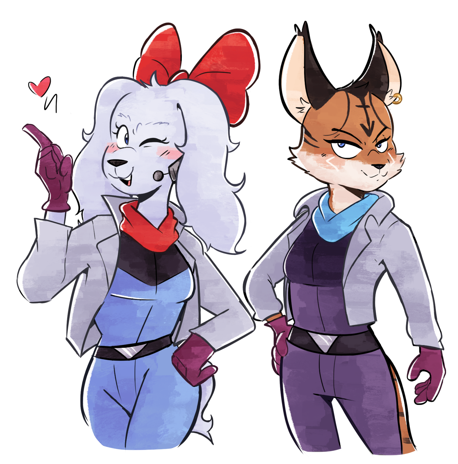 Star Fox Fay And Miyu By Beezii11 On Deviantart