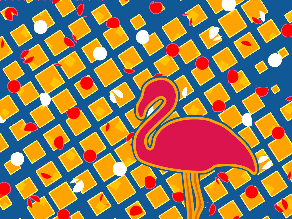trippy flamingo by hannabearr on DeviantArt