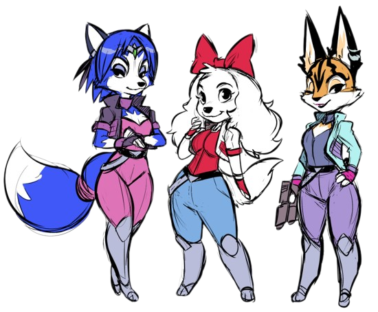 Starfox Girls By Alex Smash On Deviantart