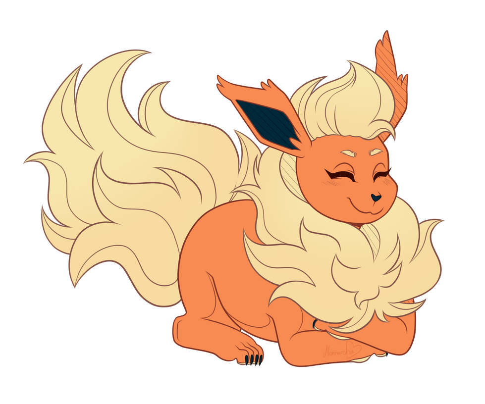 Pokemon Flareon By Monnarcha On Deviantart