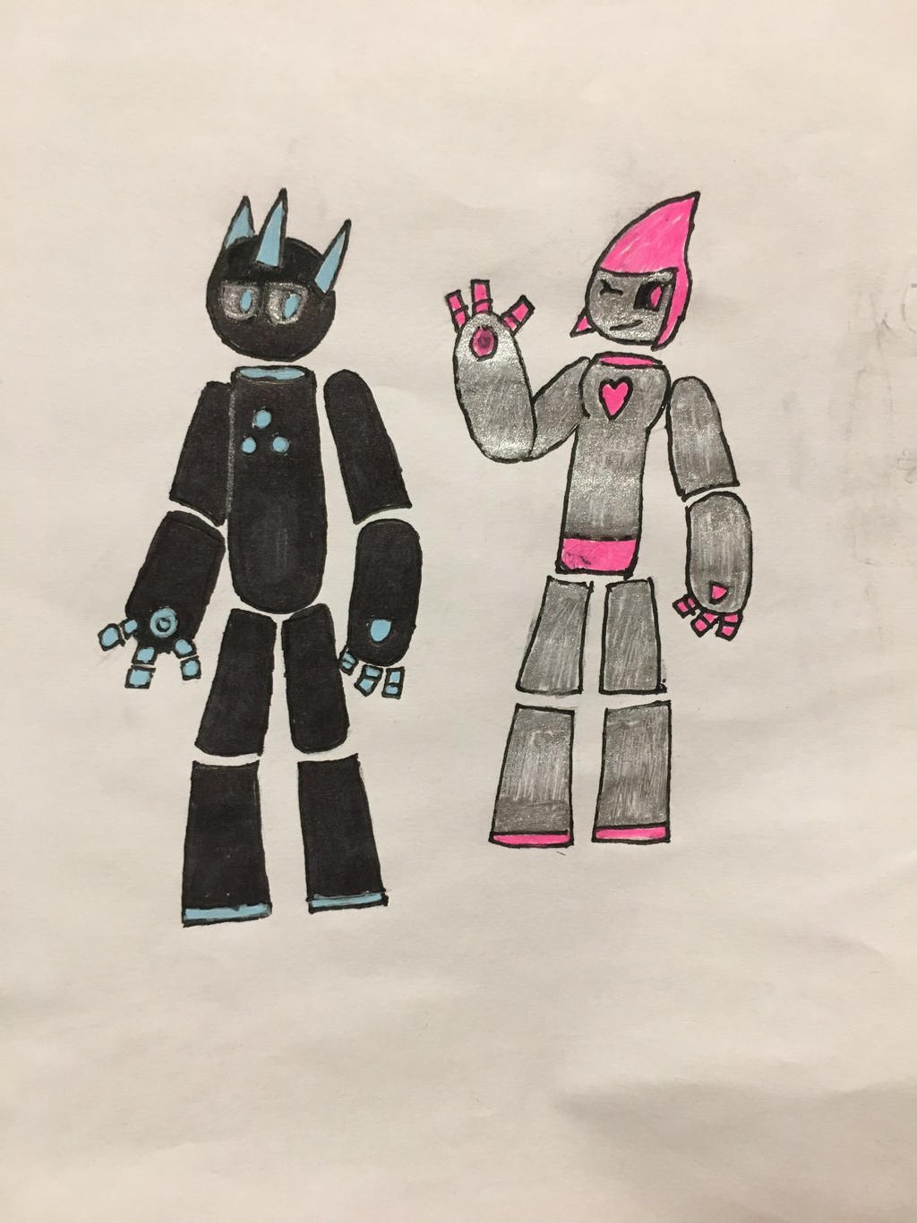 Two New Robot Ocs By 80zector On Deviantart