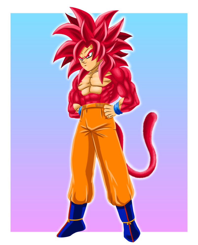 Daima Goku Adult Ssj4 By Maijin Kakarroto On Deviantart