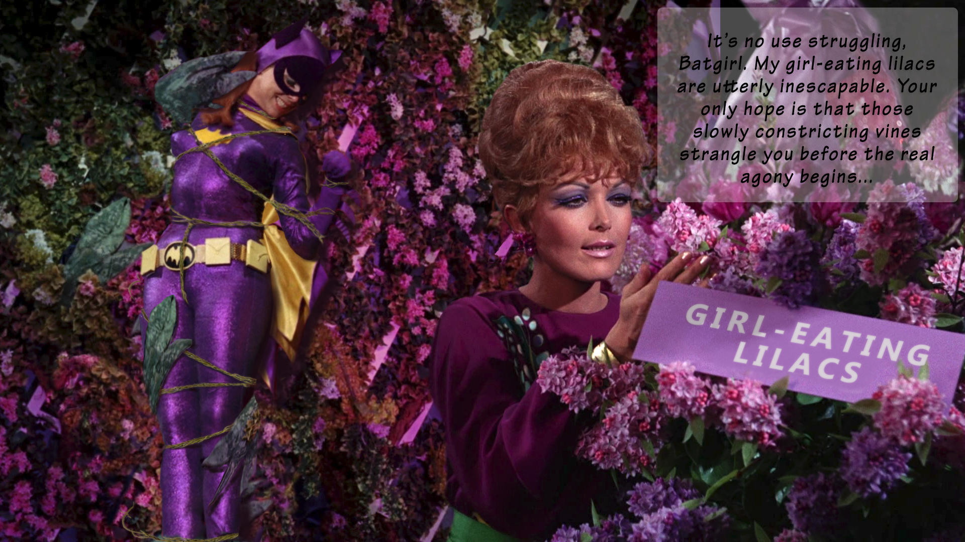 Batgirl In The Deadly Girl Eating Lilacs By Jim Weathers On Deviantart