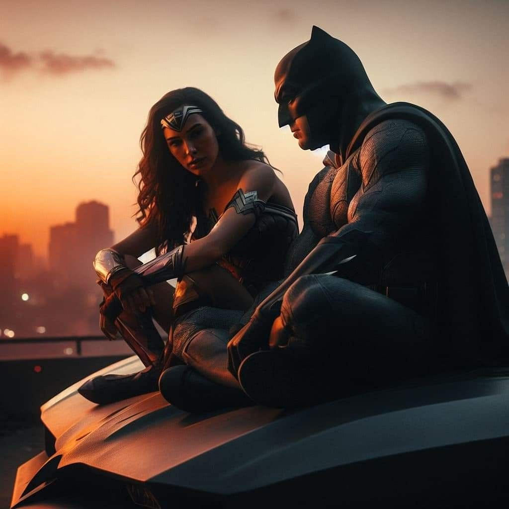 Batman And Wonder Woman Moment By Unknown By Batmanmoumen On Deviantart