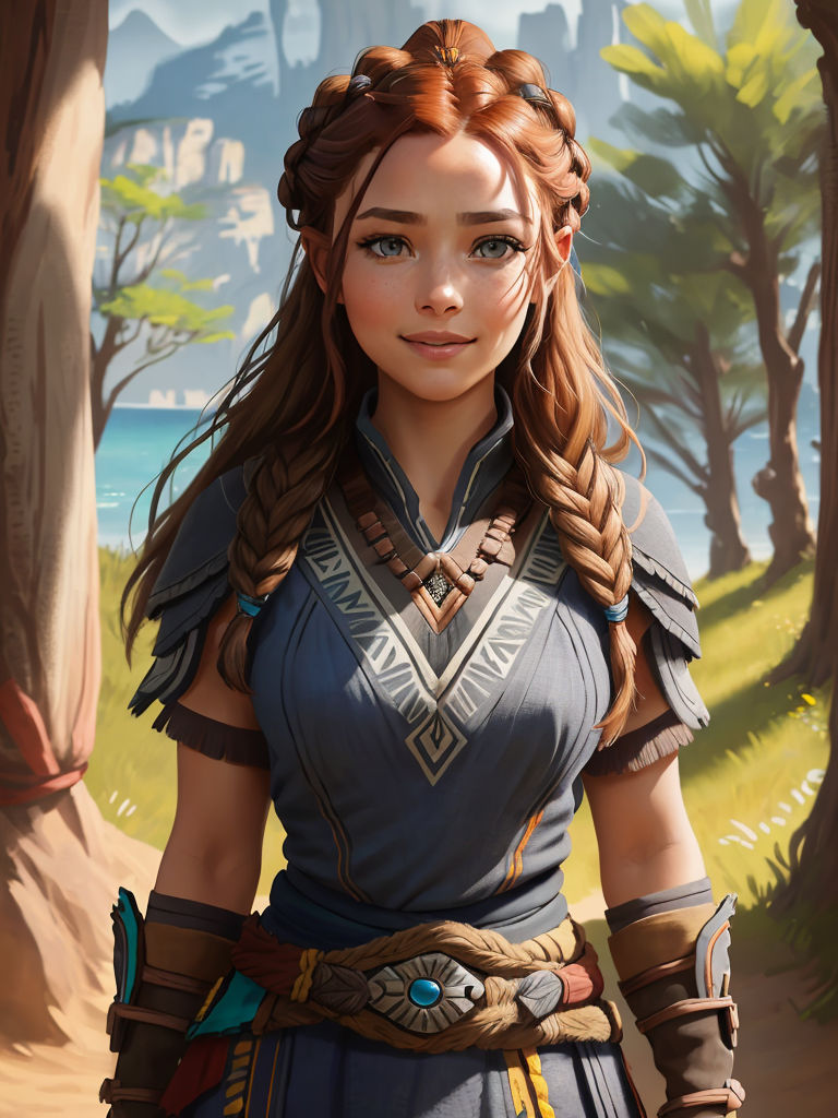 Virtual Cosplay Aloy Horizon Zero Dawn By Kaleidia On Deviantart