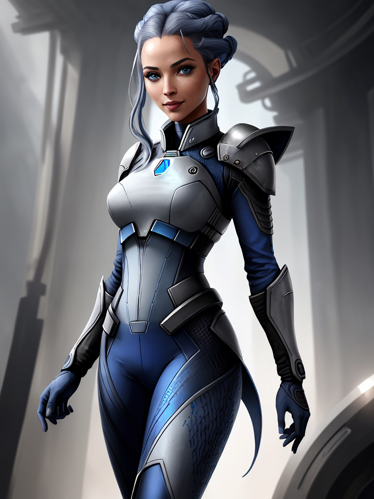 Virtual Cosplay Liara Tsoni Mass Effect By Kaleidia On Deviantart