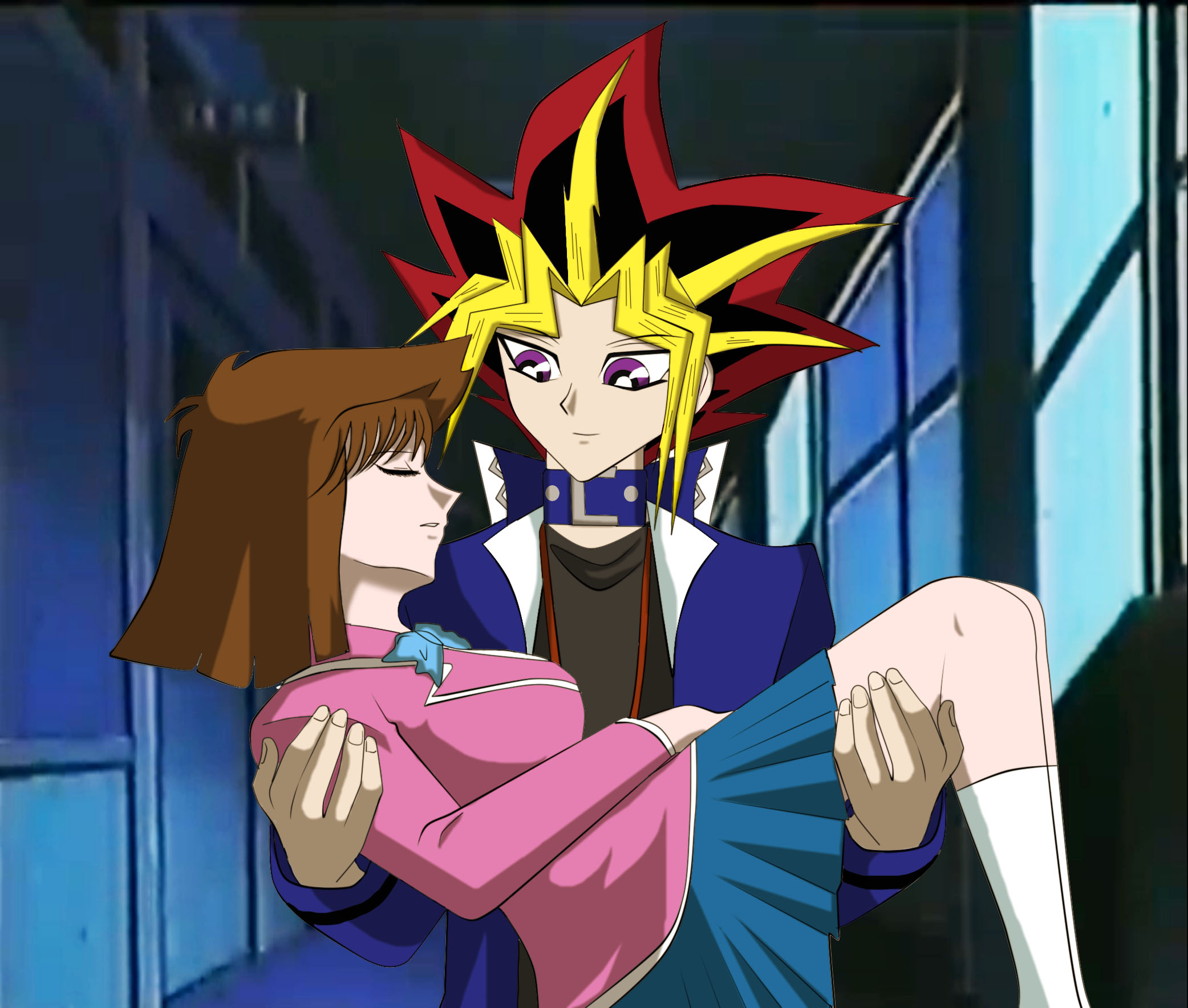 Yu Gi Oh Zero Scene Tea And Yami By Ferrlm On Deviantart