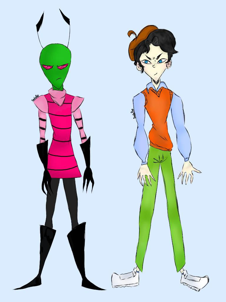Invader Zim Au By Li340 On Deviantart