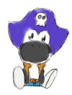 Yami the Pirate Yoshi by Kirbynite on DeviantArt